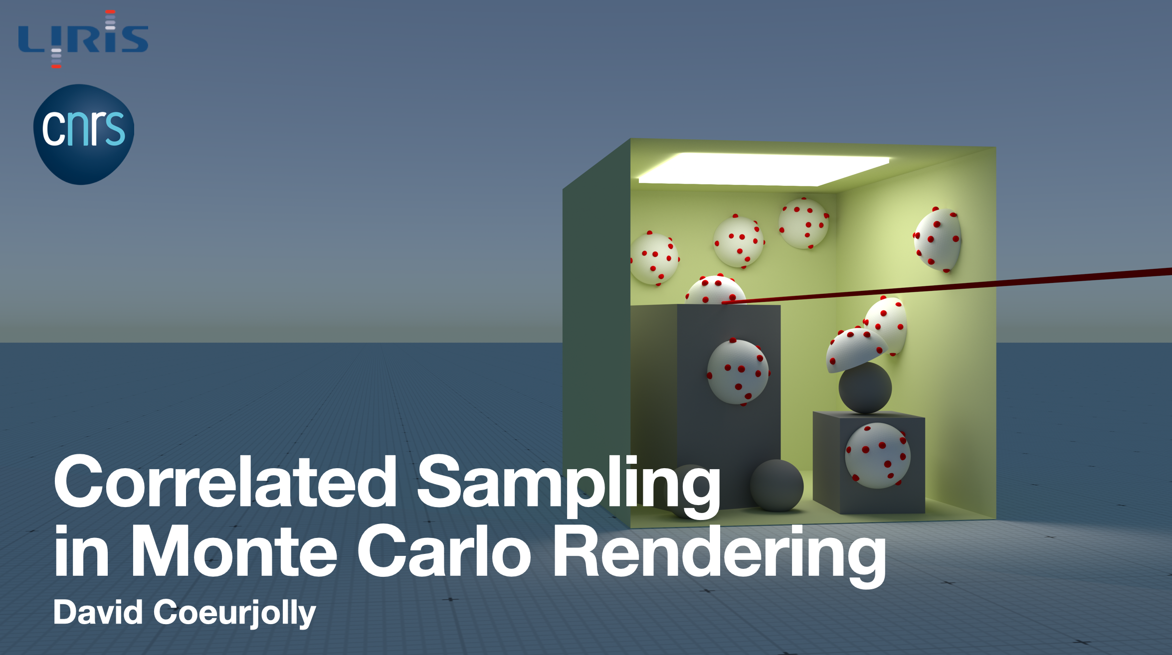 Correlated Sampling in Monte Carlo Rendering | David Coeurjolly